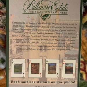 Games | Biltmore Estate Souvenir Card Deck | Poshmark